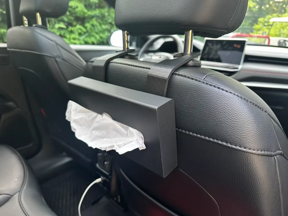 Car Headrest Kleenex Tissue Box - Free 3D Print Model - MakerWorld