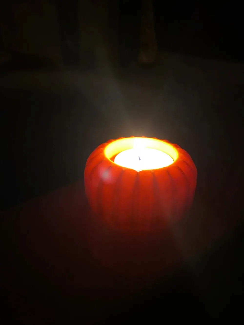 Pumpkin tealight by Mathis MakerWorld: Download Free 3D Models