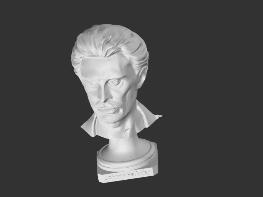 Johnny Hallyday - Free 3D Print Model - MakerWorld