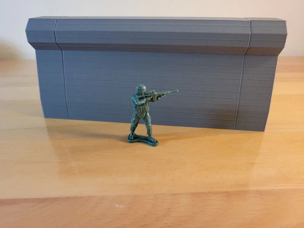 Army Men Sea Wall - Free 3D Print Model - MakerWorld
