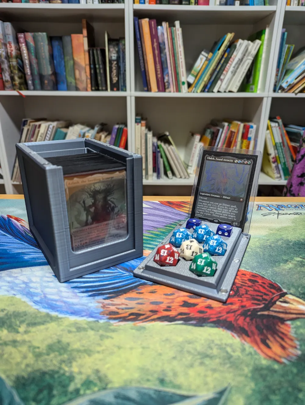 MTG Commander Deck Box Extended Dice Storage by Cincinnati Squirrel ...
