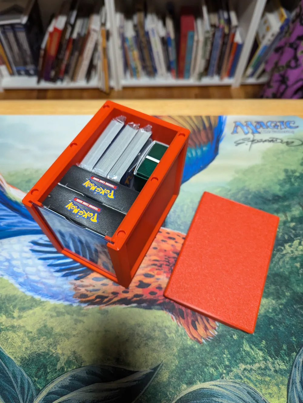 MTG Commander Deck Box Extended Dice Storage by Cincinnati Squirrel ...