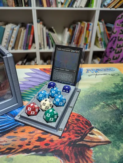 MTG Commander Deck Box Extended Dice Storage by Cincinnati Squirrel ...