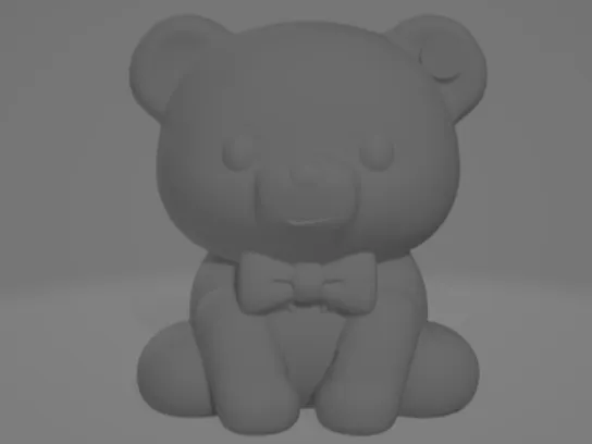 Cute Keychain Teddy Bear - Free 3D Print Model - MakerWorld