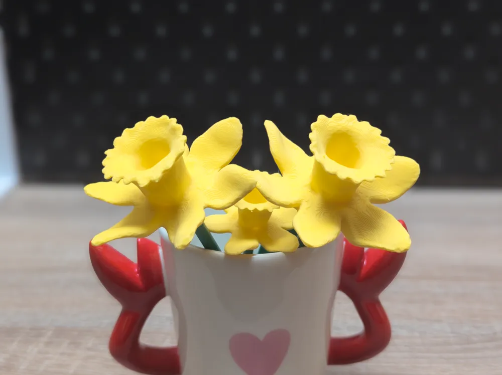 Daffodils | Modular Flowers 03 - Free 3D Print Model - MakerWorld