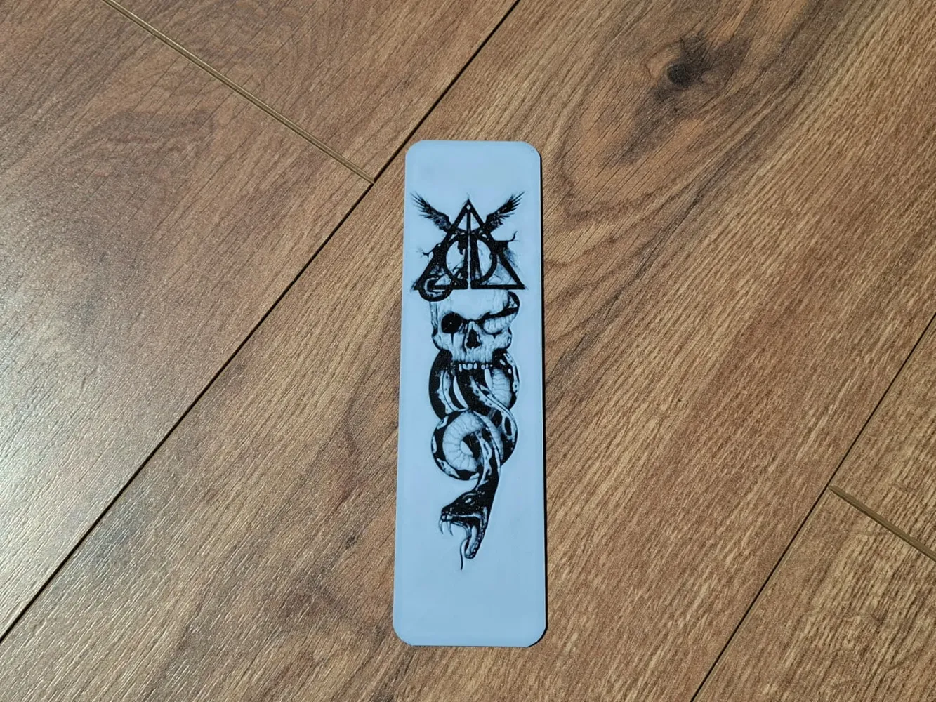 Deathly Hallows/Death Eaters Harry Potter bookmark - Free 3D Print ...