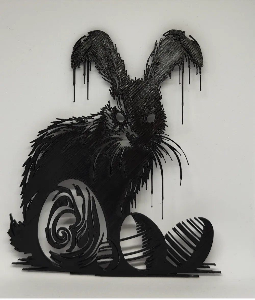 Horror Bunny Wall Art by Ort4X - MakerWorld