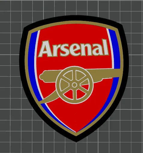 Arsenal Football Club - 2D Wallart by Love Prints MakerWorld: Download ...