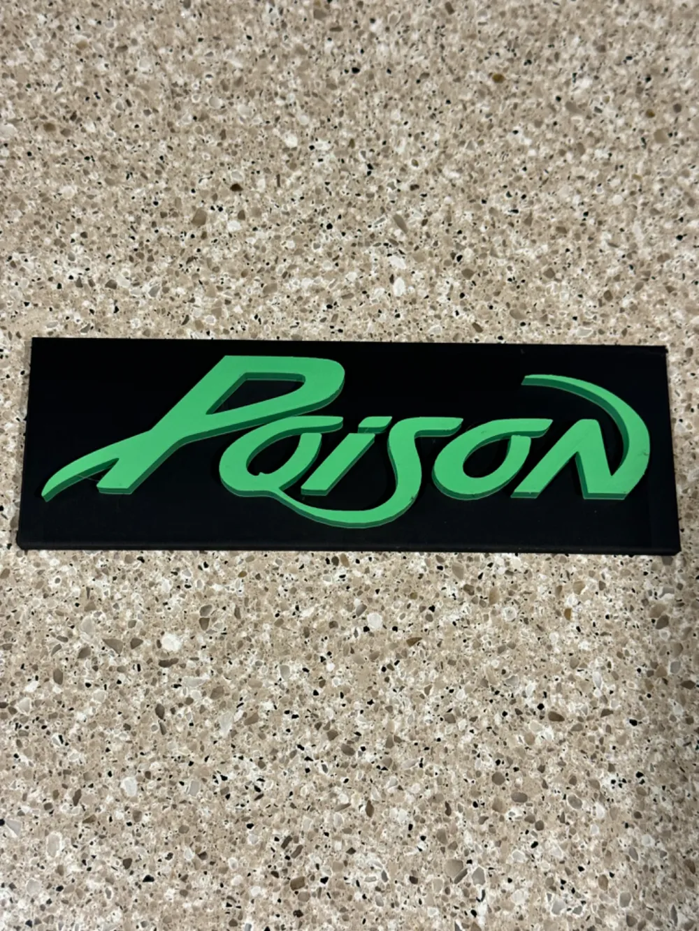 Poison Band Sign Remixed by davglass - MakerWorld