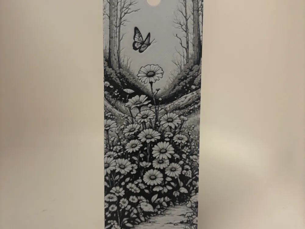 Flower Bookmark - Free 3D Print Model - MakerWorld