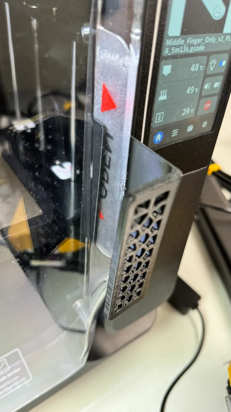 Qidi Q1 Pro Voronoi Kurz Griff Handle Tür Door by Spar-Fuchs24.de - MakerWorld