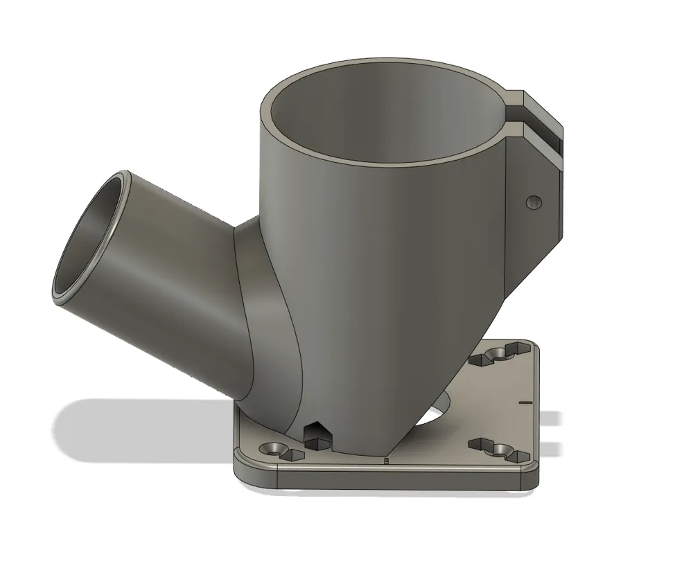 65mm router base wiith dust extraction. - Free 3D Print Model - MakerWorld