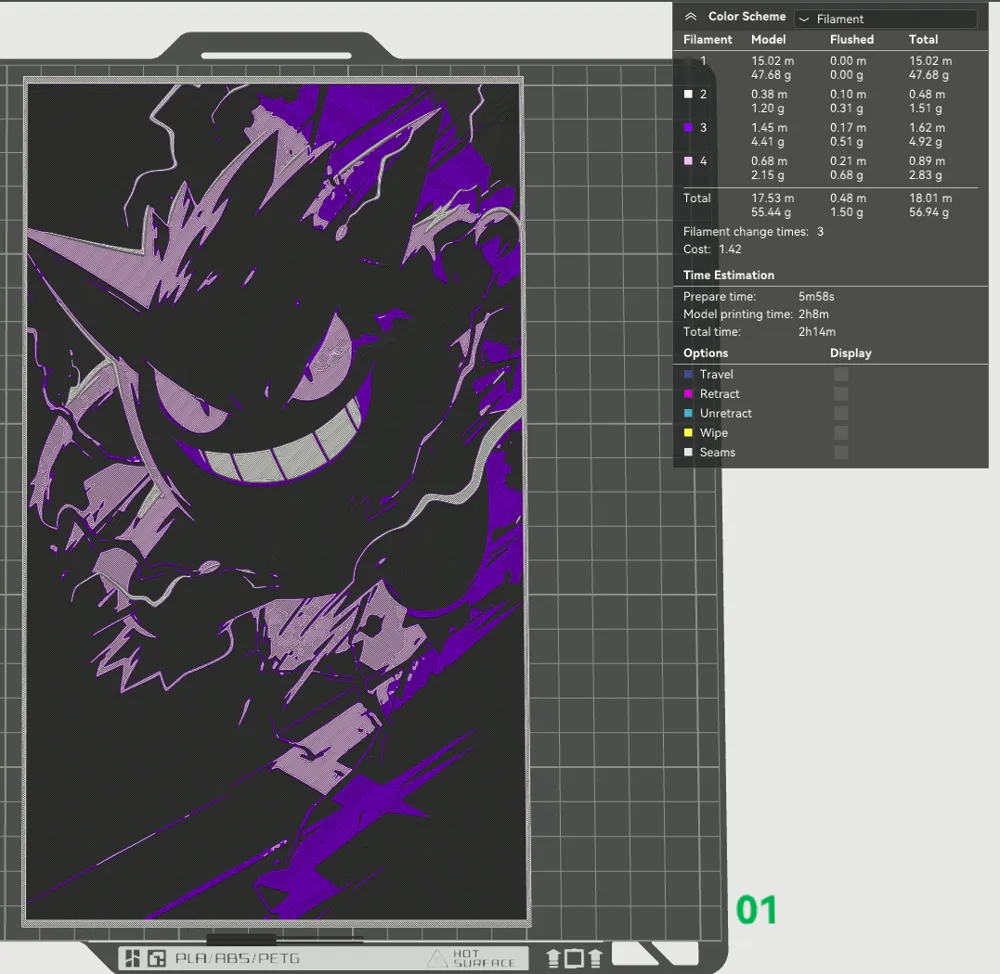 The Power of Gengar -Hueforge by aramis193 - MakerWorld