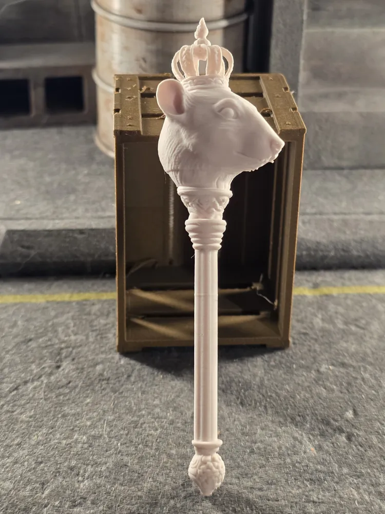 1/12 Scale Rat Head Scepter and Royal Scepter - Free 3D Print Model ...