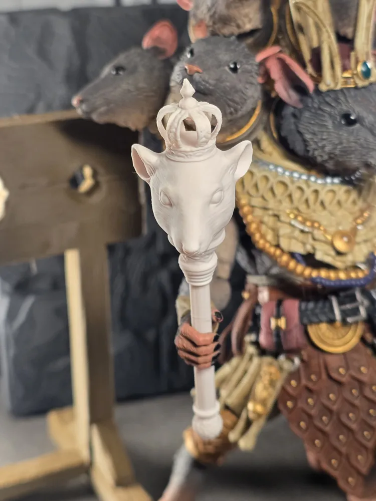 1/12 Scale Rat Head Scepter and Royal Scepter - Free 3D Print Model ...