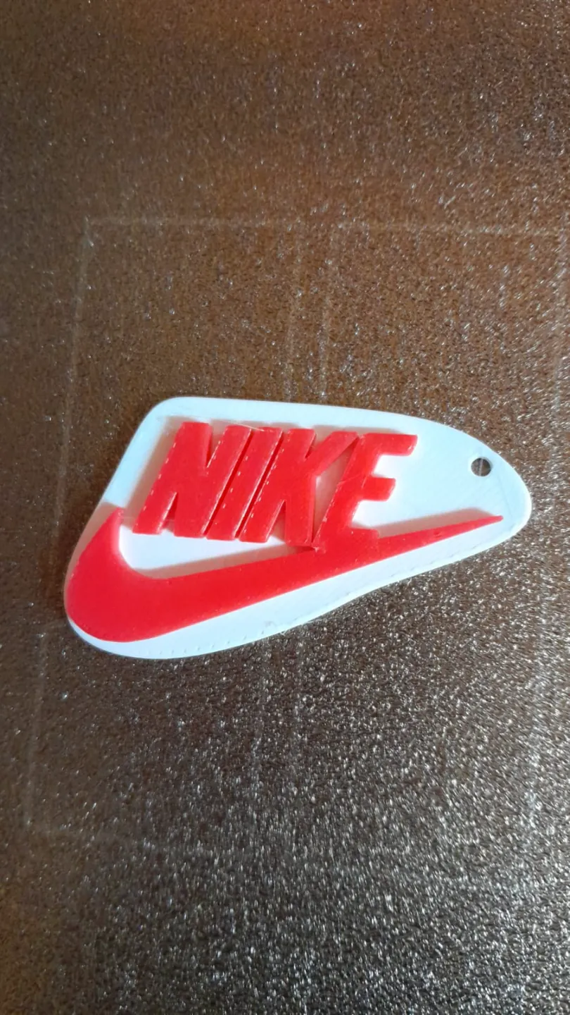 two-tone Nike keychain without AMS by ADV_3D - MakerWorld