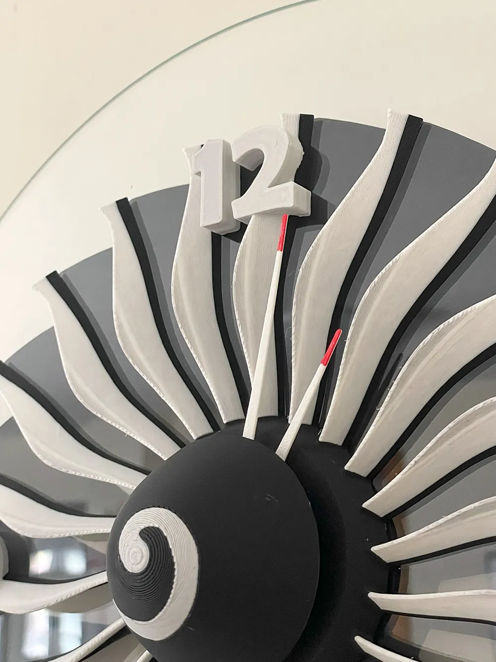 Aeronautical Reactor Wall Clock - Free 3D Print Model - MakerWorld