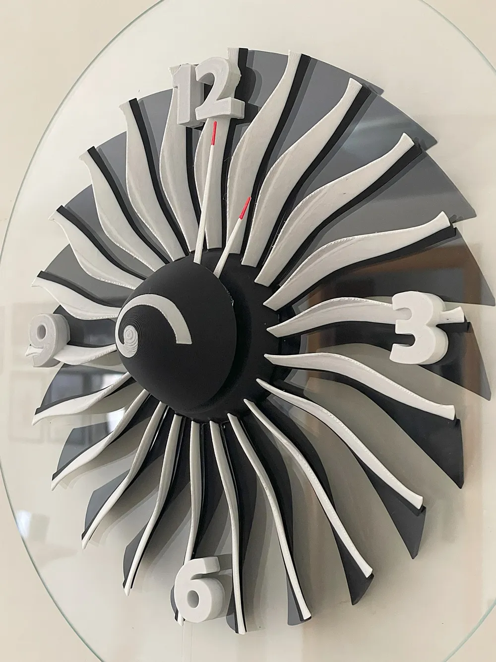 Aeronautical Reactor Wall Clock - Free 3D Print Model - MakerWorld