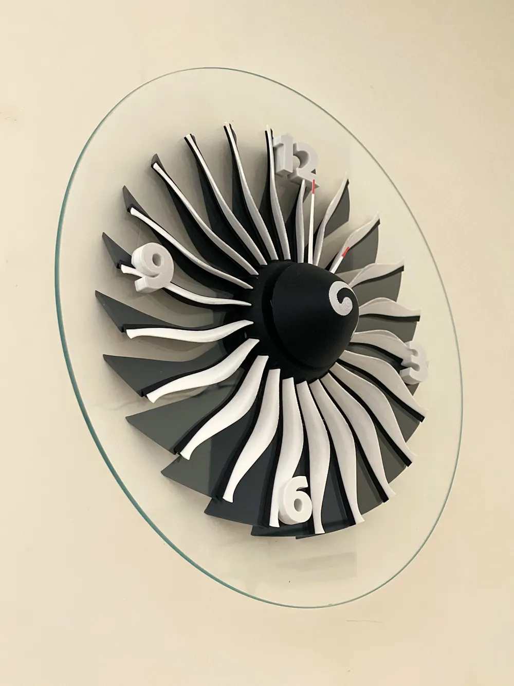Aeronautical Reactor Wall Clock by vincenzonp MakerWorld: Download Free ...