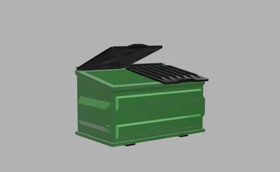 Desk Dumpster Bin - Desktop Storage Mini Trash Can - Free 3D Print ...