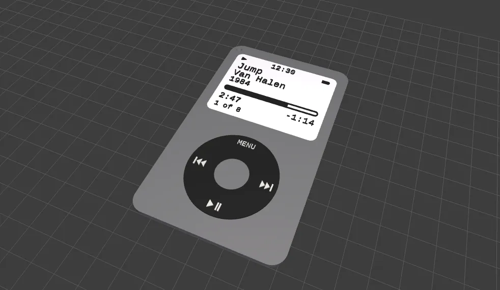 Customizable Classic iPod Keychain by MILK+3D MakerWorld: Download Free ...