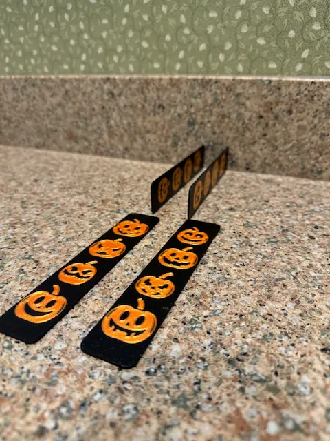 Halloween pumpkin bookmarks by PapaT - MakerWorld
