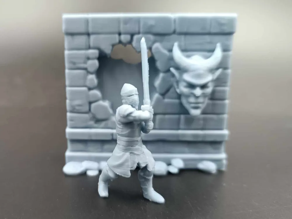 DnD Miniatures RPG - Warrior - Knight - Dungeons by drakeforge3d MakerWorld: Download Free 3D Models