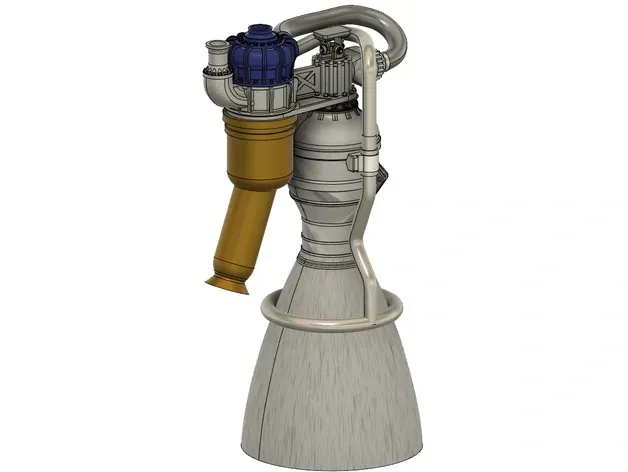 SpaceX Merlin Rocket Engine by CTRL - MakerWorld