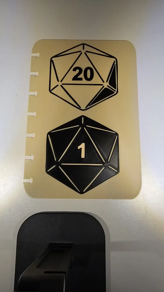 Discbound - Front Cover - 7 ring - Free 3D Print Model - MakerWorld