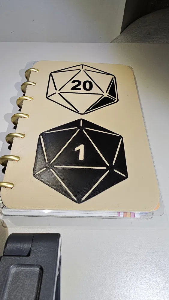 Discbound - Front Cover - 7 ring - Free 3D Print Model - MakerWorld