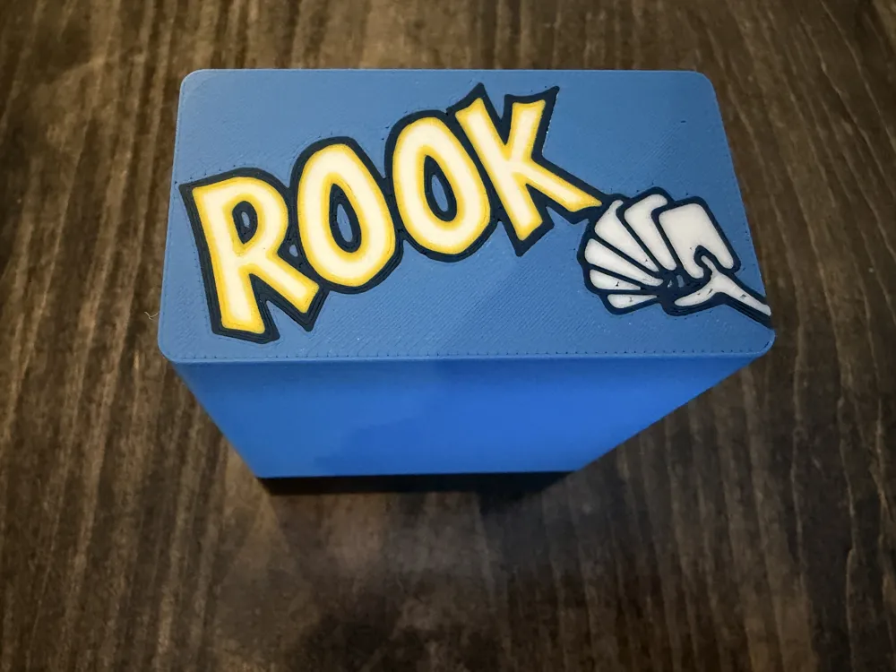 Rook Card Game Box - Free 3D Print Model - MakerWorld