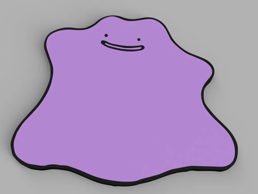 Ditto Coaster - Free 3D Print Model - MakerWorld