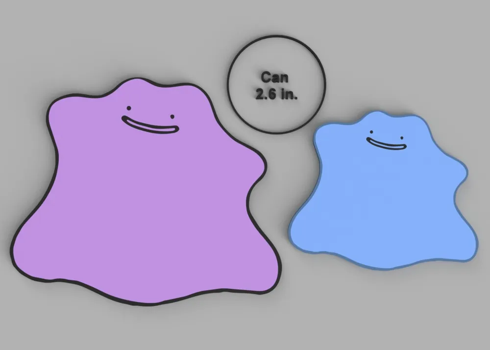 Ditto Coaster (No AMS) - Free 3D Print Model - MakerWorld