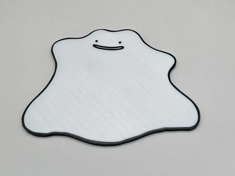 Ditto Coaster (No AMS) - Free 3D Print Model - MakerWorld