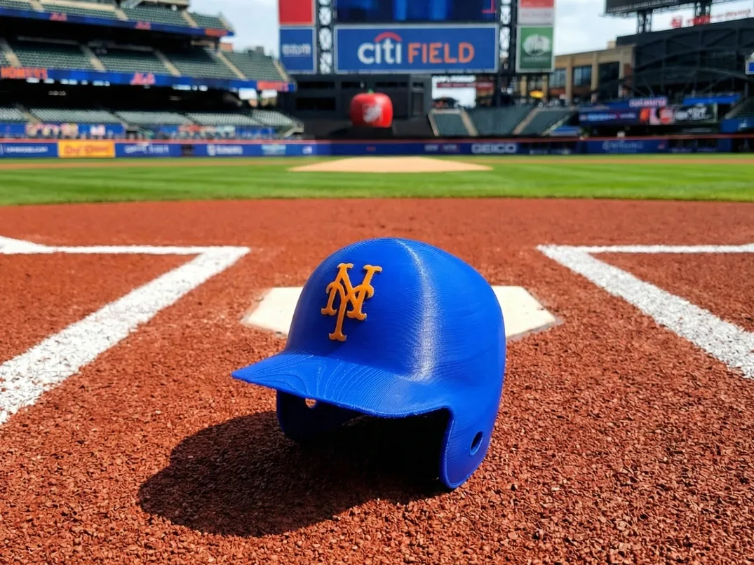 New York Mets Miniature Batting Helmet (AMS Ready) - Free 3D Print ...