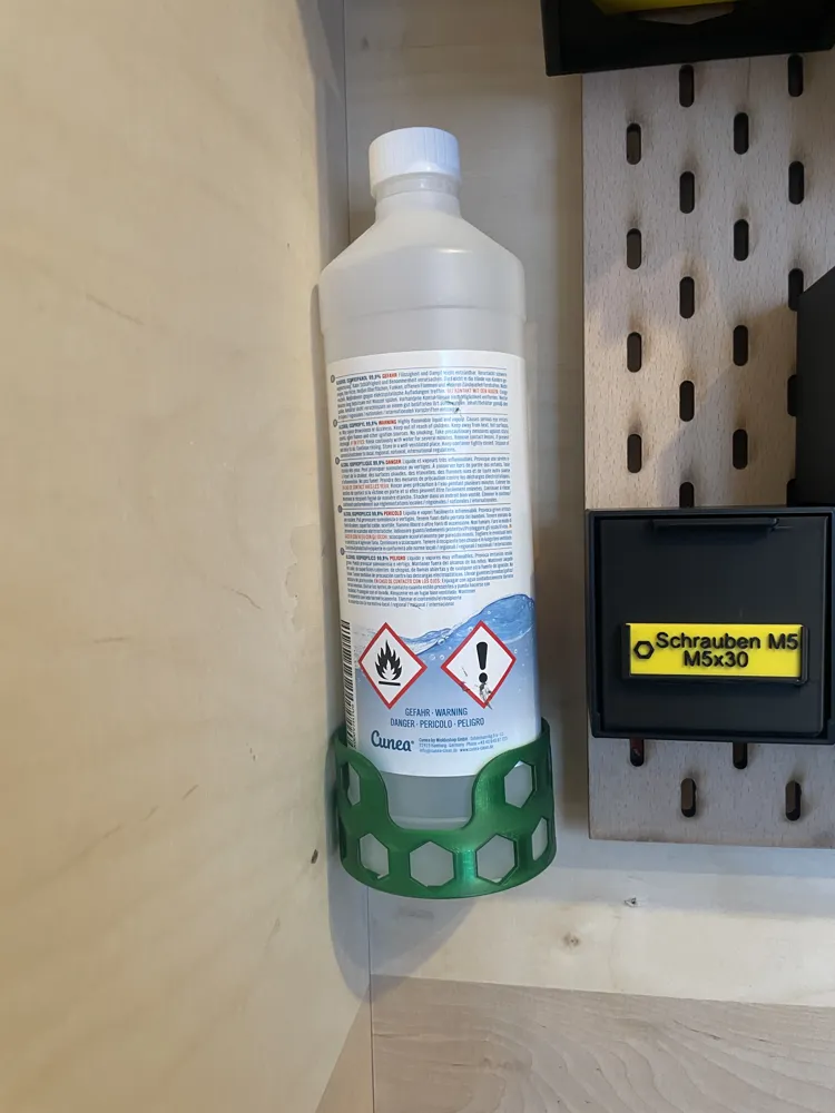 Isopropanol Bottle Holder - Free 3D Print Model - MakerWorld