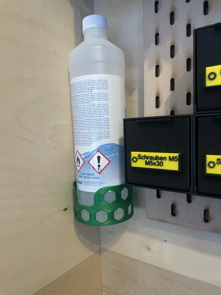 Isopropanol Bottle Holder - Free 3D Print Model - MakerWorld