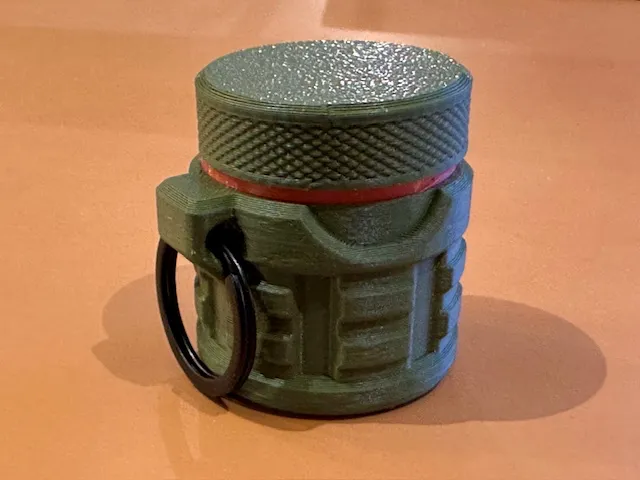 Rugged Keychain Screw Top Container by Tyler MakerWorld: Download Free ...
