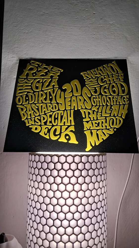 Wu-Tang Clan 20th anniversary LOGO by 3dts_printing_studio MakerWorld ...