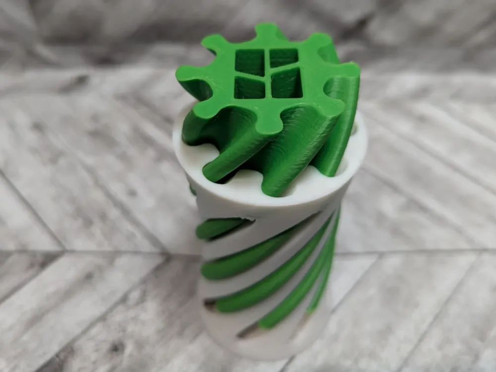 Bambu Lab Logo Spiral Vortex Fidget 180 Deg Twist - Free 3D Print Model ...