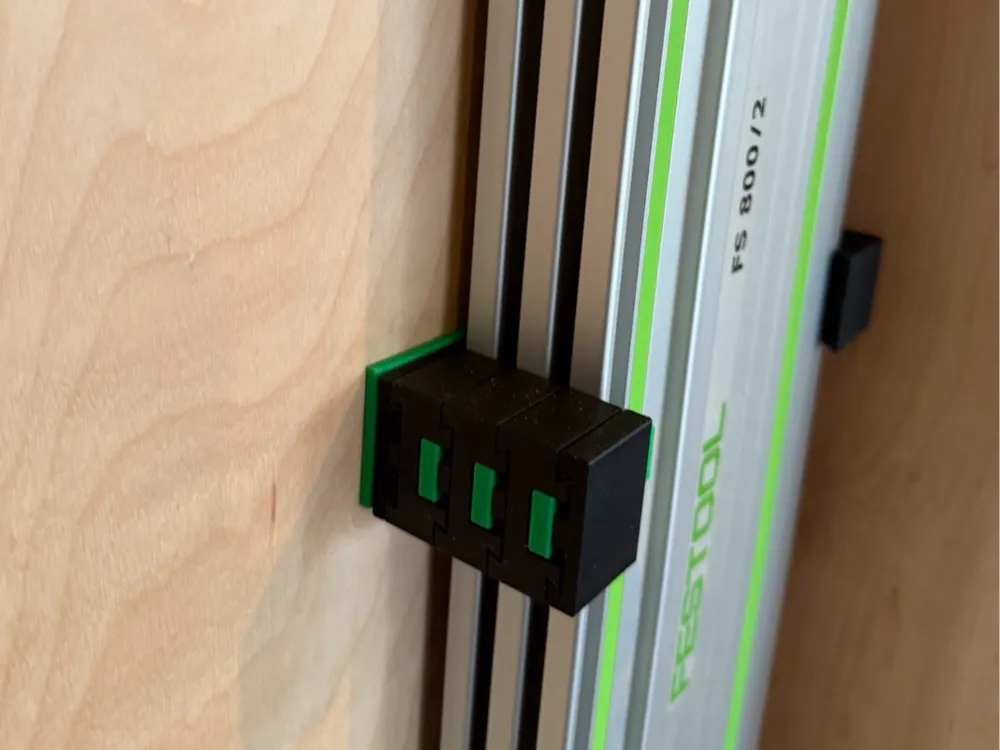 Stacked Tracksaw Track Bracket - Festool, Makita - Free 3D Print Model - MakerWorld