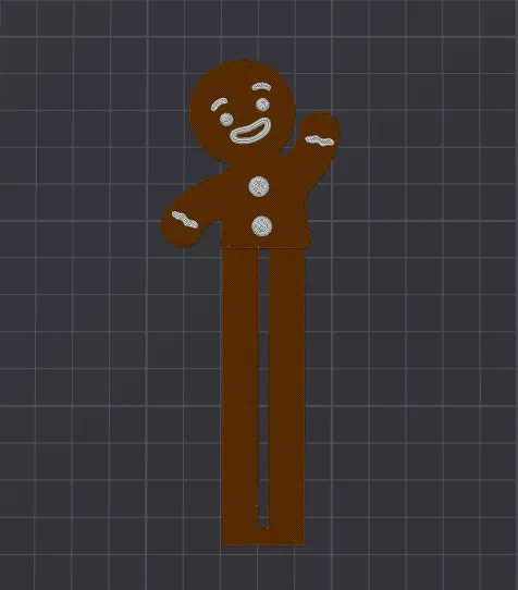 GINGERBREAD SHREK - BOOKMARK by 3DSloth97 - MakerWorld