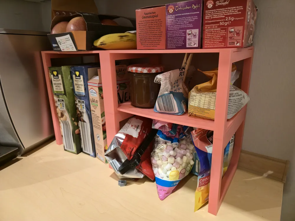 Practical Kitchen Shelf - Free 3D Print Model - MakerWorld