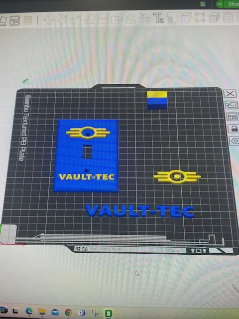 Vault-tec light switch cover - Free 3D Print Model - MakerWorld