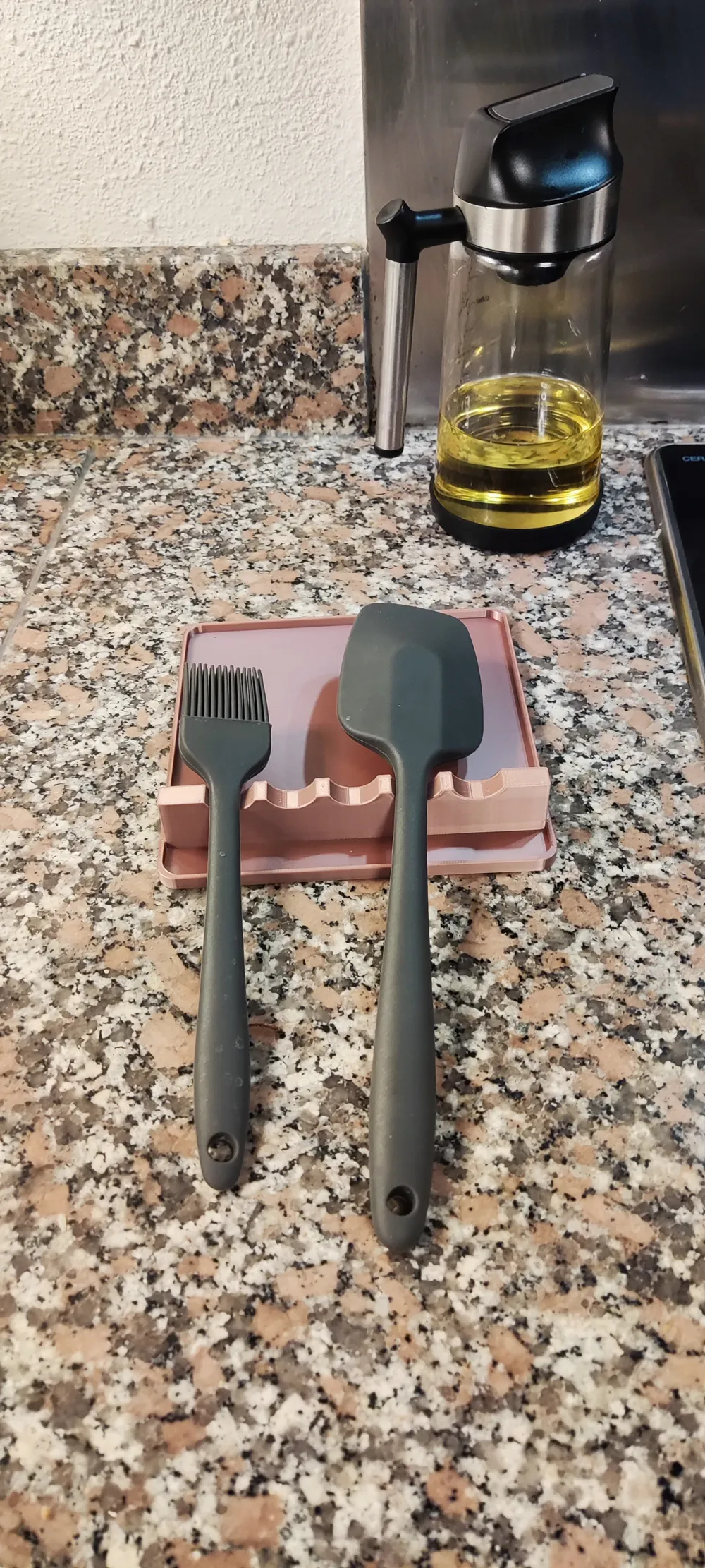 Kitchen Utensil Rest – No Mess, No Stress! - Free 3D Print Model ...