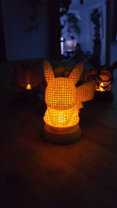 Pikachu Lantern by Cayouche - MakerWorld
