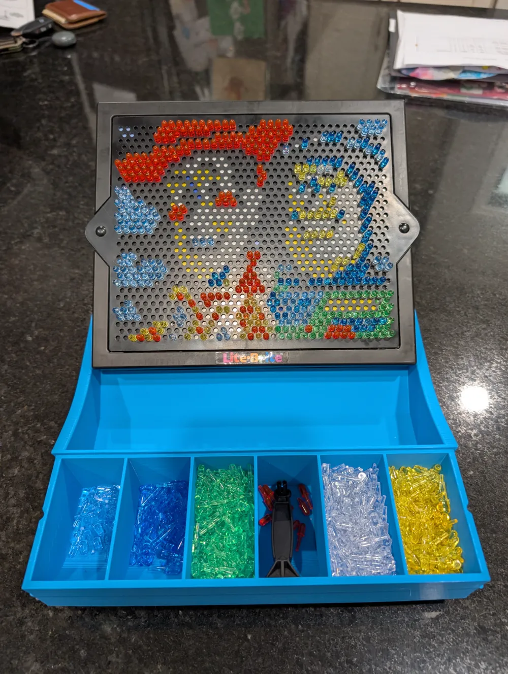 Lite-Brite Station by perryusaf - MakerWorld