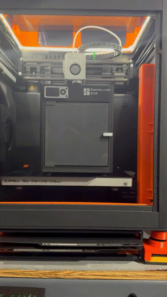 P1P & P1S 3 Drawer storage with door by Big-Daddy - MakerWorld