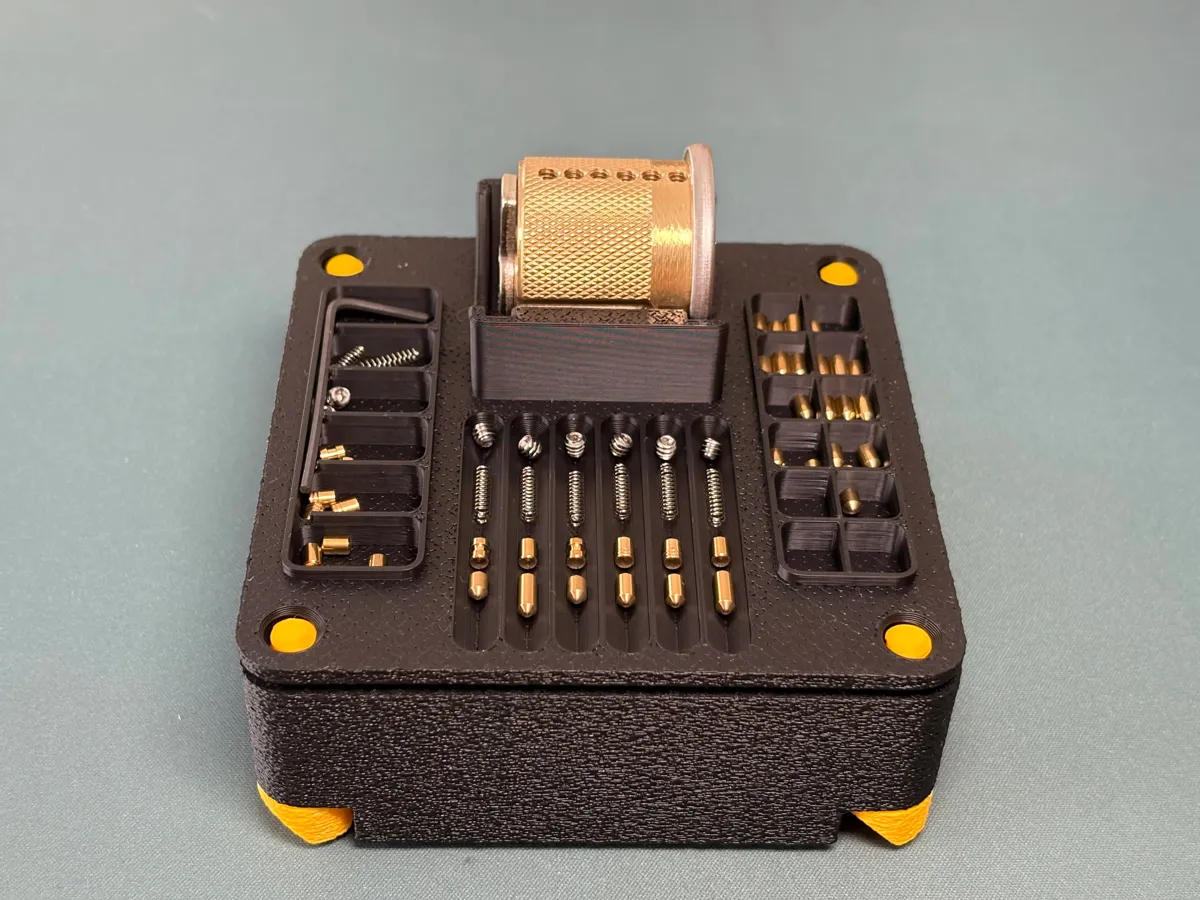 Pinning Tray and Box for CI Practice Lock - Free 3D Print Model ...