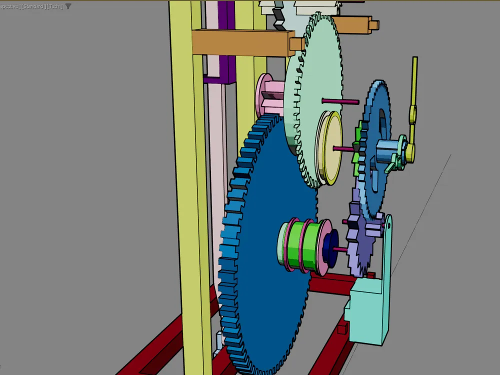 Wall Hanging Pendulum Clock Operated by Weights by JSHK MakerWorld ...